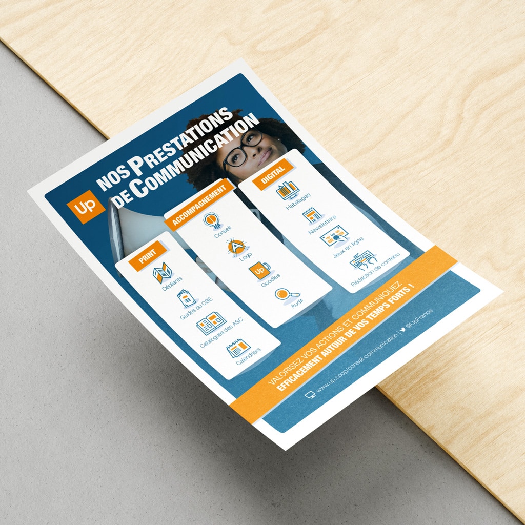 Création Flyer - Up - Graphiste Investigateur